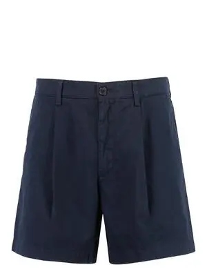 DEPARTMENT 5 Cotton Blend Bermuda Shorts - Blue