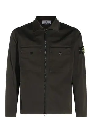 Stone Island Outerwear Shirt - Coalgrey