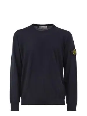 Stone Island Stone Island-Inspired Men's Crewneck Sweatshirt Navyblue