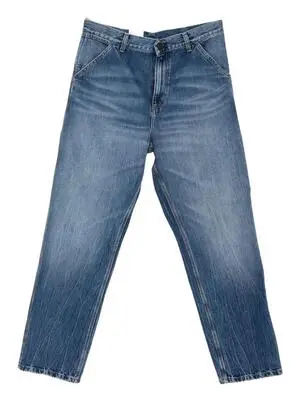 Carhartt Work In Progress Denim Cotton Jeans - Blue