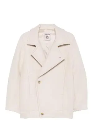 SEMICOUTURE Kara Wool Coat - Beige