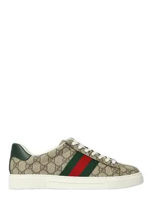 Gucci Gg Canvas Sneakers - Cream