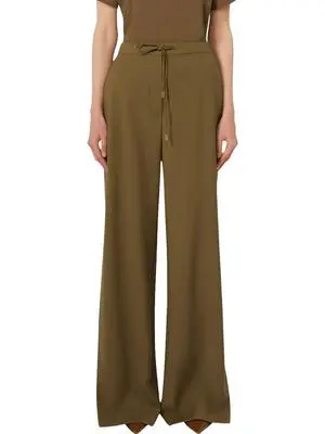 Max Mara Wide Leg Trousers - Brown