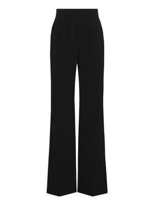 Max Mara Tuxedo-style Cady Trousers - Black
