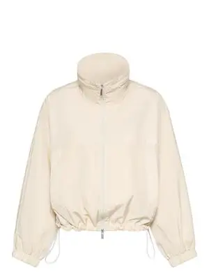 Max Mara Water-repellent Canvas Windbreaker - Ivory