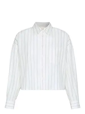 MAX MARA Cotton Shirt With A Contrasting Back