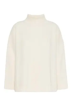 Max Mara Wool Knit Turtleneck Jumper - Ivory