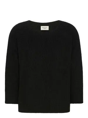 Max Mara Mohair Blend Knit Jumper Black