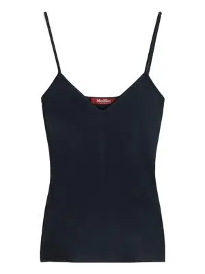 Max Mara Envers Satin Camisole Top - Midnightblue