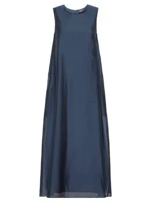 MAX MARA Cotton And Silk Voile Flared Dress