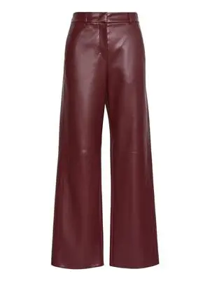 MAX MARA Max Mara Straight Leg Coated Jersey Trousers