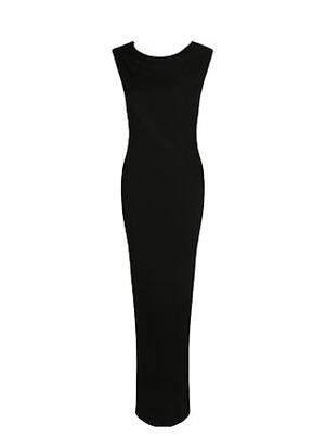 Givenchy Cowlneck Maxi Dress - Black