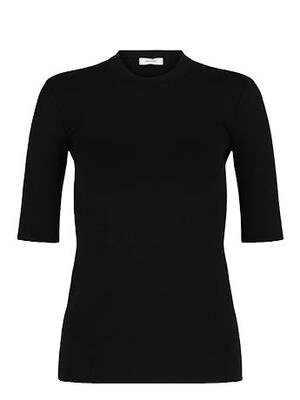FERRAGAMO Fitted Shortsleeve T-shirt - Black