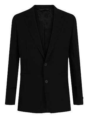 Givenchy Slim Fit Singlebreasted Wool Blazer - Black