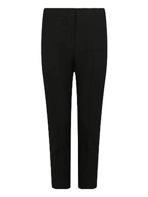 Alexander McQueen Cropped Tailored Trousers - Black