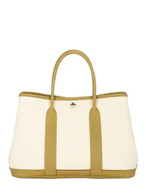 Hermès Toile & Leather Garden Party 30 Tote Bag - Brown