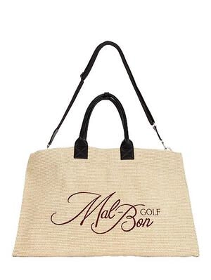 MALBON Martine Tote Bag In Neutral - Straw