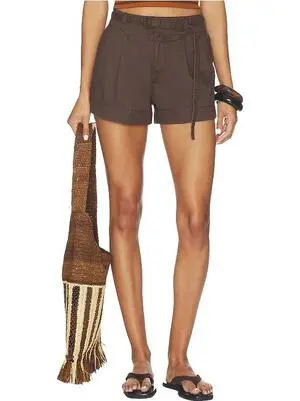 Heartloom Brooklyn Short In Rose - Espresso