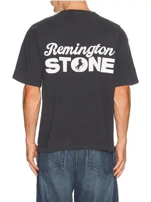 REMINGTON STONE Stack Tee - Black