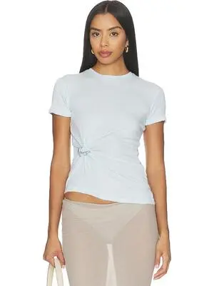 MOTHER OF ALL Pepper Ripple T-shirt In Baby Blue - Light Blue