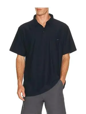 Vuori Ace Polo In Blue - Ink