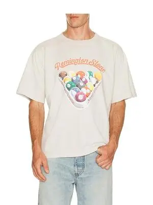 REMINGTON STONE Billiards 2 Tee In Cream - Bone