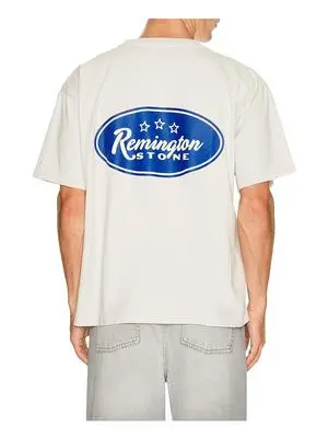 REMINGTON STONE Bronco Tee In Cream - Bone