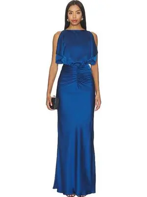 LOVERS AND FRIENDS Lovers And Friends Clea Gown In Navy.