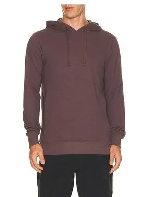 TRAVIS MATHEW Travismathew Cloud Waffle Hoodie In Purple.