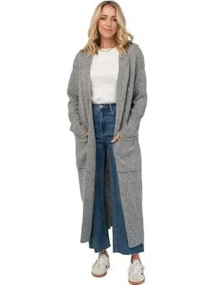COCOLOVE Irving Long Cardigan - Gray