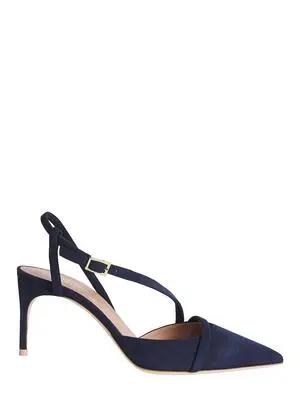 MALONE SOULIERS Valeria Slingback Pumps - Navy
