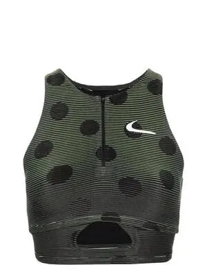 NIKE Nike Polka Dot Performance Cropped Top