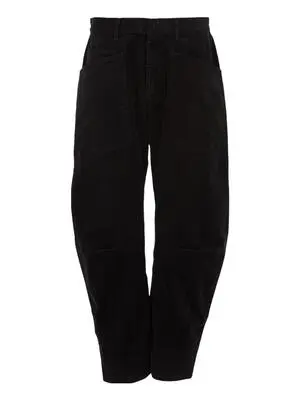 NILI LOTAN Belt Loop Casual Pants - Black