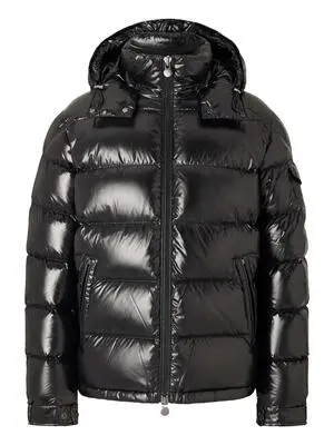 Moncler Maya Quilted Shell Down Jacket - Black
