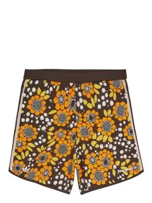 ADIDAS ORIGINALS X Wales Bonner Knit Floral Shorts - Multi-color