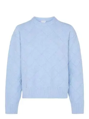Bottega Veneta Round Neck Sweater - Blue