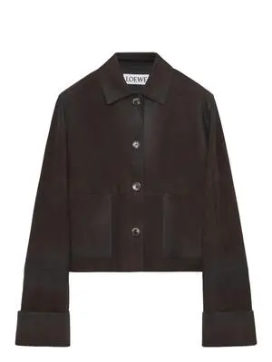 Loewe Suede Jacket - Black