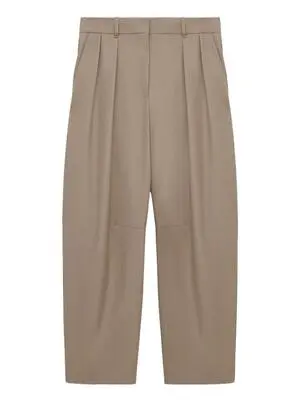 Loewe Pleated Casual Pants - Nude