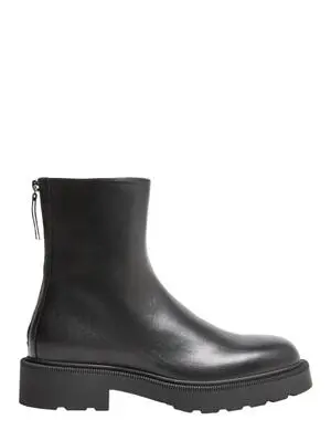 THE ROW The Row Nobilis Leather Ankle Boots