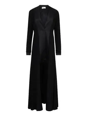 THE ROW Long Sleeve Coat - Black