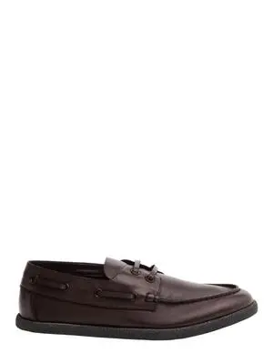 THE ROW Novus Sailor Loafers - Black
