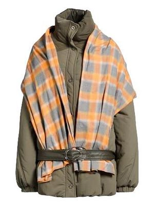 MARBELL Puffer Military Size Polyamide, Cotton - Green