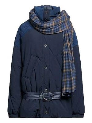MARBELL Marbell Padded Polyamide And Cotton Jacket Navy