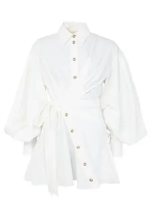 ZIMMERMANN Rebellion Poplin Mini Dress