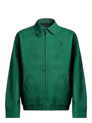 Polo Ralph Lauren Polyester Harrington Jacket With Embroidered Logo - Green