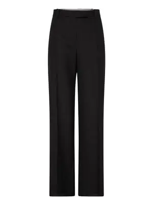 THE ROW The Row Striped Casual Trousers Black