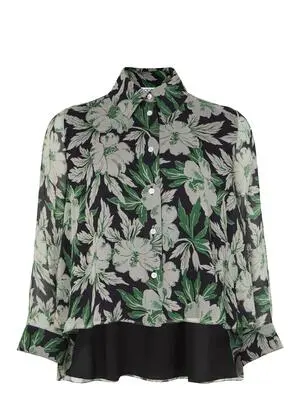 Loewe Loewe Printed Long Sleeve Shirt Black