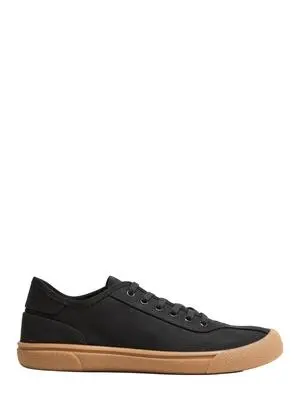 THE ROW Canvas Lace-up Sneakers - Black