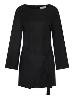 Posse Bell Sleeve Kaftan Dress - Black