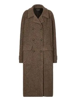 Dolce & Gabbana Double-breasted Mid-length Coat - Brown